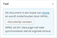 WordPress website in meerdere talen met WPML | Tutorial