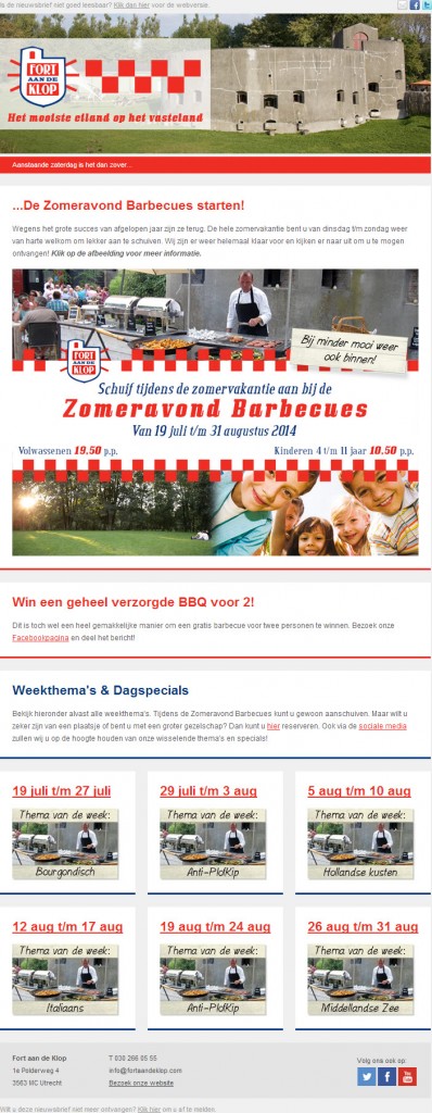Nieuwsbrief voorbeeld? Bekijk onze nieuwsbrief voorbeelden.